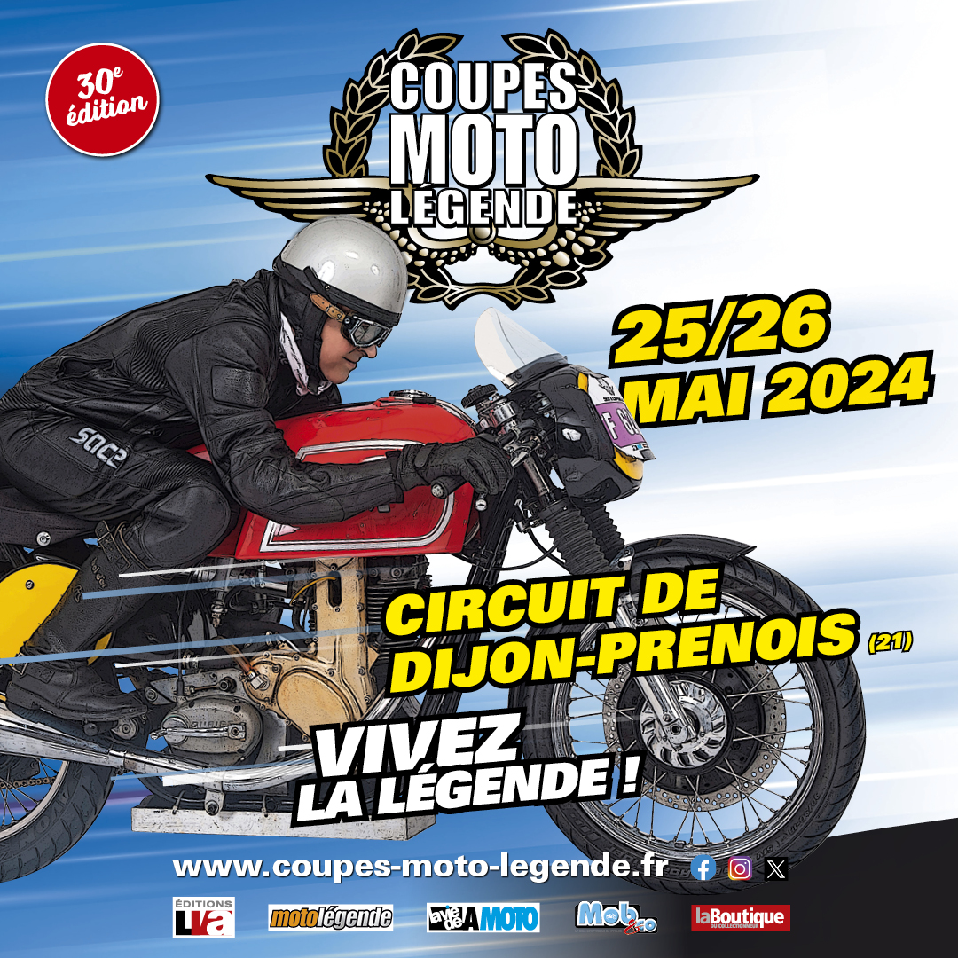 Top départ pour la 30e édition - Coupes Moto Légende